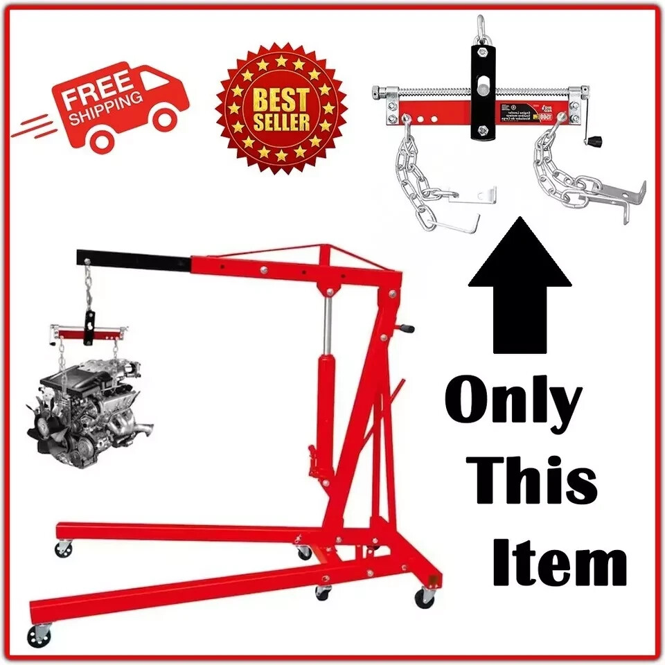 Heavy Duty Engine Hoist Leveler Cherry Picker Shop Crane Load Lift Tool ...