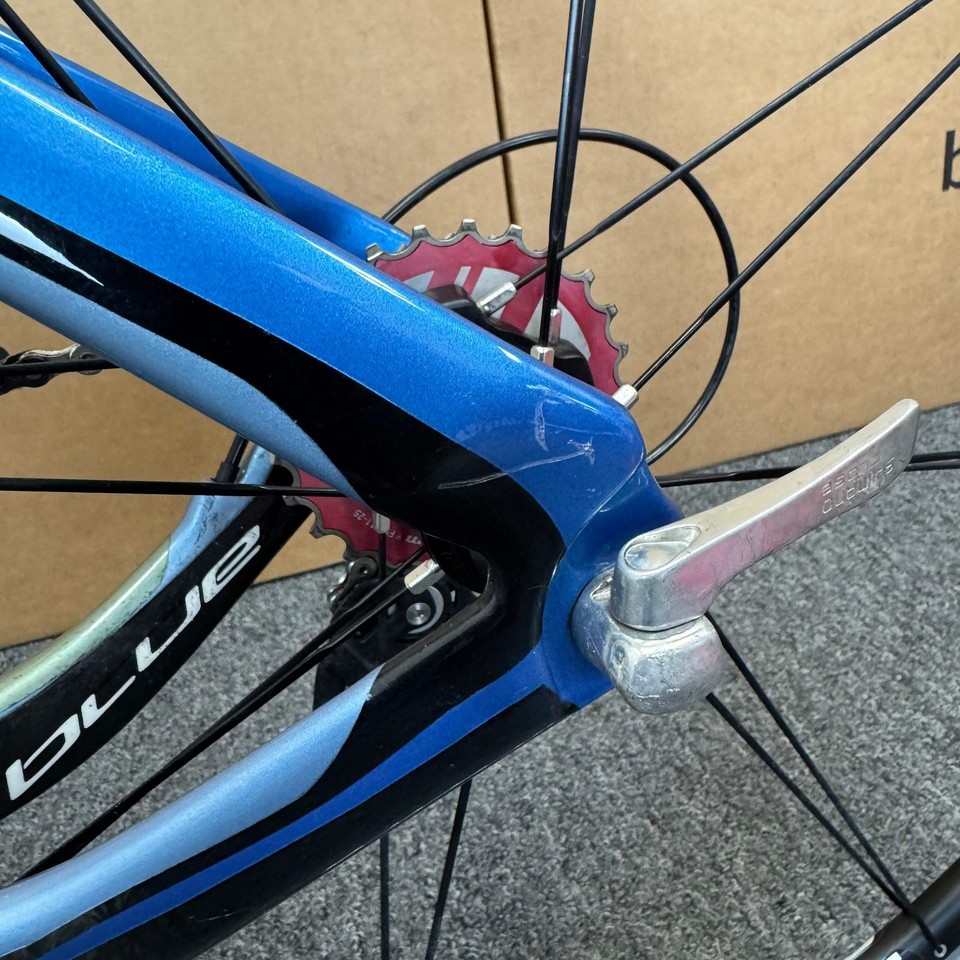 Used Blue Triad, Carbon Fiber Triathlon Bike-2012, 52cm | eBay