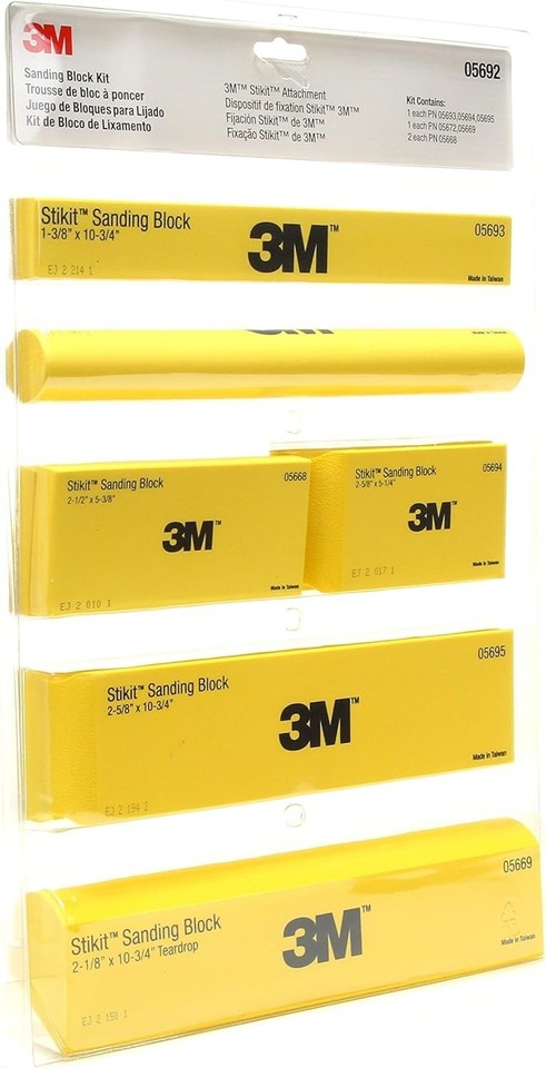 FLASH SALE🔥 3M 05692 Stikit Auto Body Sanding Block Kit (6 Blocks) | eBay