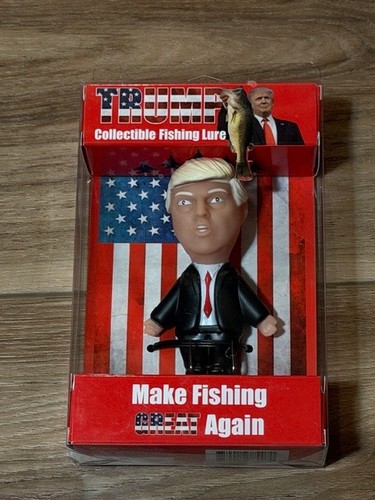 DONALD TRUMP "MAKE FISHING GREAT AGAIN" NOVELTY LURE NIB | eBay