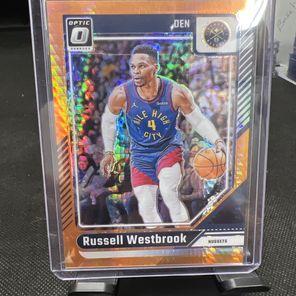 2024-25 Panini Donruss Optic Russell Westbrook Hyper Orange Prizm #/299 ...