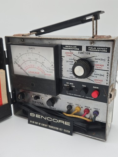 Sencore TF17A Transistor FET Tester w/ Manuals & Reference Book ...