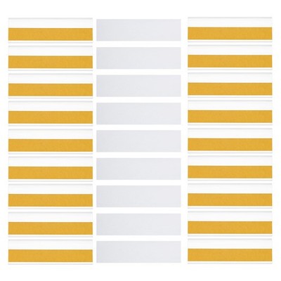50 Pcs Plastic Label Holders Self Adhesive Clear Pockets for ...