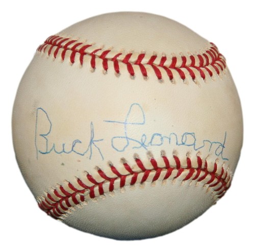 Buck Leonard autographed ONL Baseball Negro Leagues KC Monarchs PSA/DNA ...