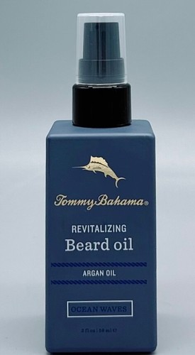 Tommy Bahama Revitalizing Argan Oil Beard Oil ~Ocean Waves~ 2 fl oz New ...