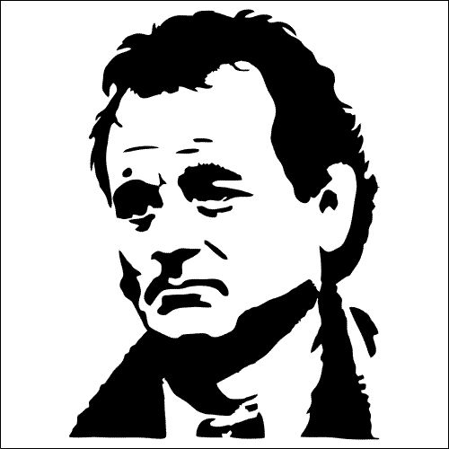 Bill Murray Stencil