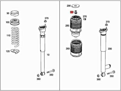 Genuine MERCEDES C218 S212 W212 X218 CLS C218 Mounting clip 0019911171 ...