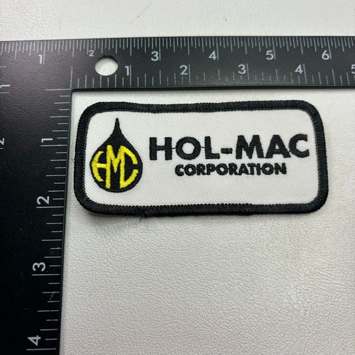Vtg HMC HOL-MAC CORPORATION Steel Fabricator Patch 39AI | eBay
