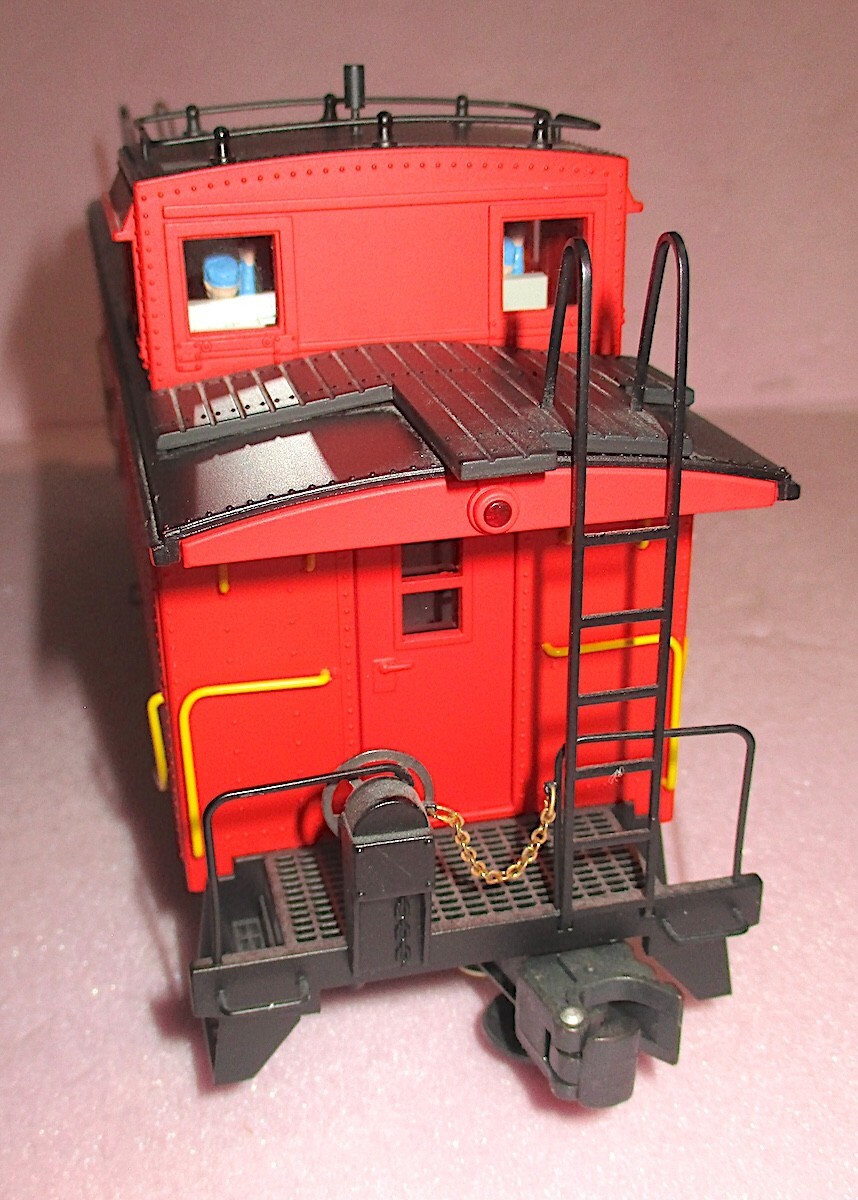 K-Line K617-1511 ERIE Illuminated SMOKING Caboose w/Crew Figures NEW IN ...