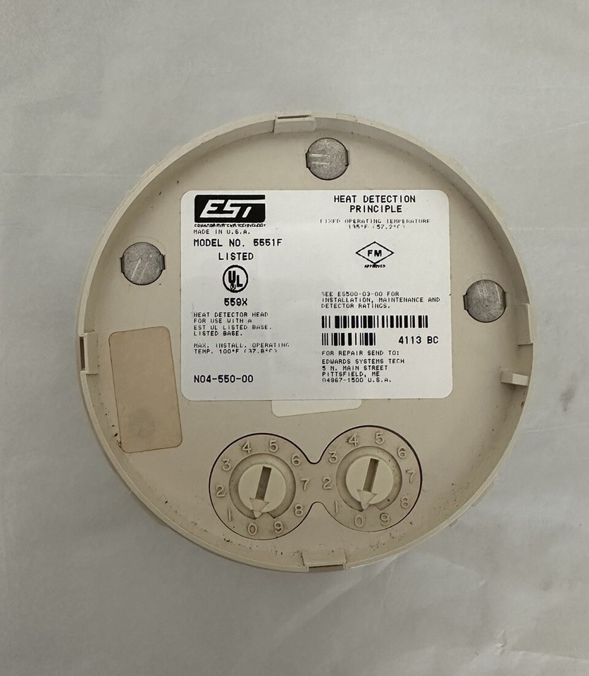 EST Edwards 5551F Smoke Detector (New) | eBay