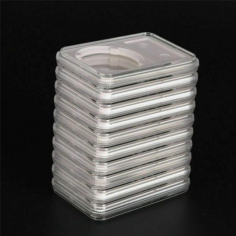5pcs 21mm Coin Slab Holder Protector Grade NGC PCGS Display Storage Box ...
