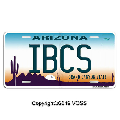Arizona School University Names Custom Aluminum Vanity Car License ...