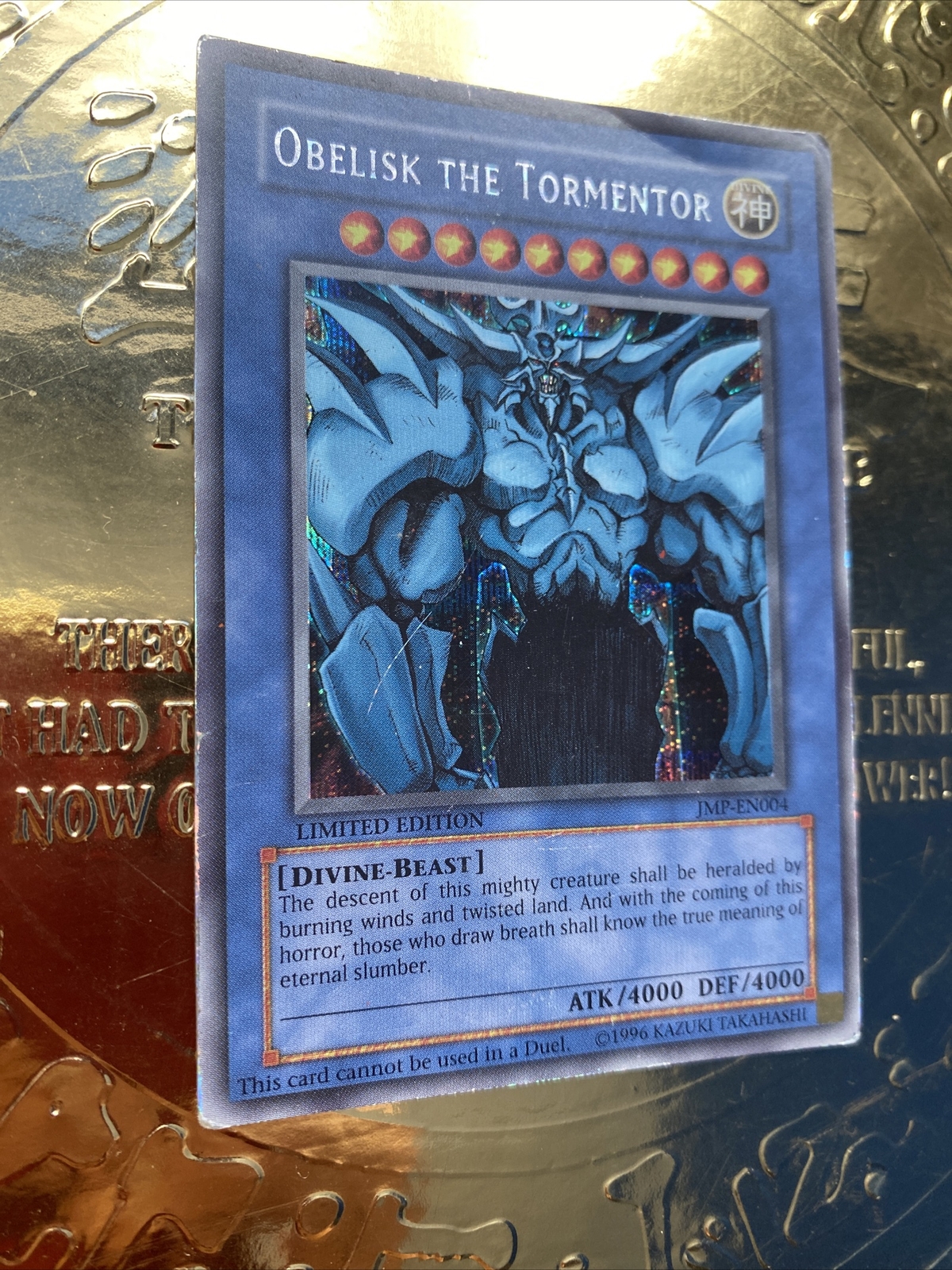 obelisk the tormentor secret rare Limited Edition Jmp-en004 | eBay UK