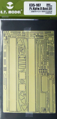 ET Model E35107 1/35 Pz.Kpfw.II Ausf.D1 Detail Up Set for Bronco 35061 ...