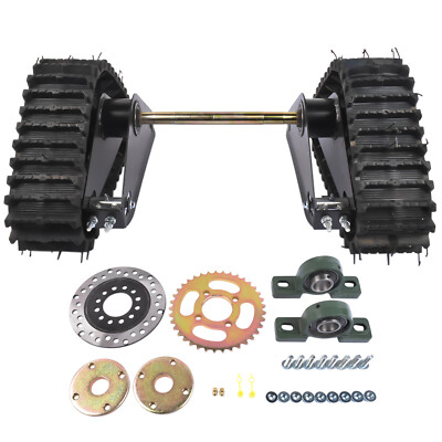 Rear Axle Track Assembly Kit For Go Kart Buggy Quad Snowmobile Gasoline ...
