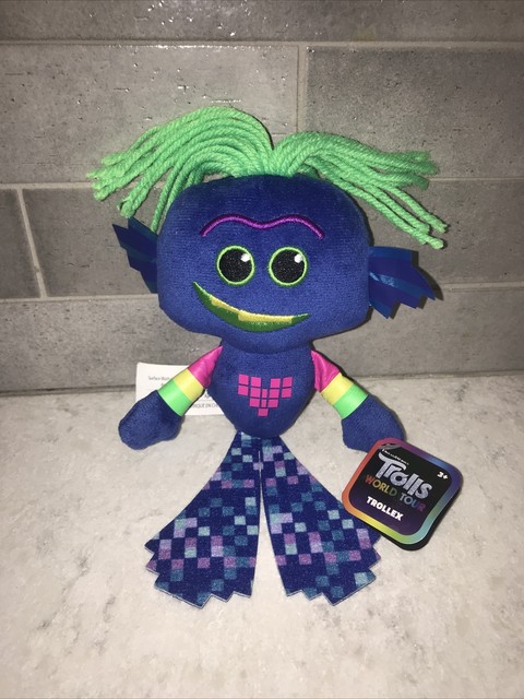 Trolls World Tour 8'' Small Plush Trollex Little Fish Dreamworks Movie ...