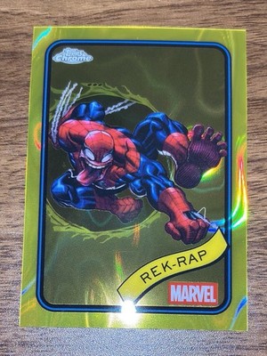 2025 Topps Chrome Marvel REK-RAP Yellow Lava Refractor Card No. 54 | eBay