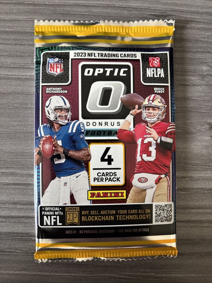 2023 Panini Optic Football Factory Sealed Blaster Pack 4 Cards Per Pack ...