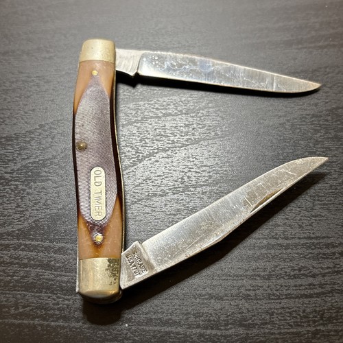 Vintage 1970s Schrade 770T The Old Timer Improved Muskrat Pocket Knife ...