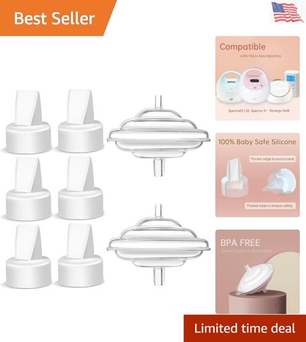 6 Replacement Duckbill Valves & Backflow Protectors for Spectra Pumps ...