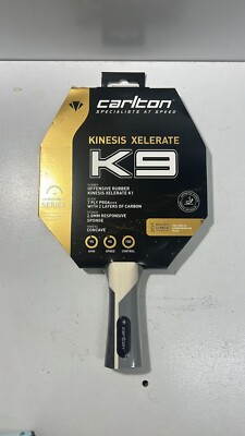 Carlton Kinesis Xelerate K9 Table Tennis Bat 2.0mm 7 ply proA+++ 95spin ...