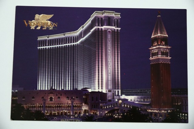 Venetian Las Vegas Hotel Postcard 1999 Original New | eBay