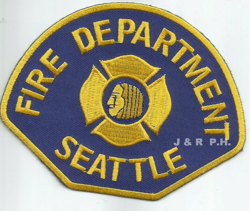 Seattle Fire Dept., Washington (4.5" x 3.5" size) fire patch | eBay