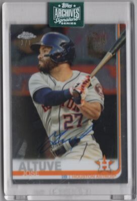 2023 Topps Archives Signatures Series Topps Chrome Auto 1 Of 1 Jose ...