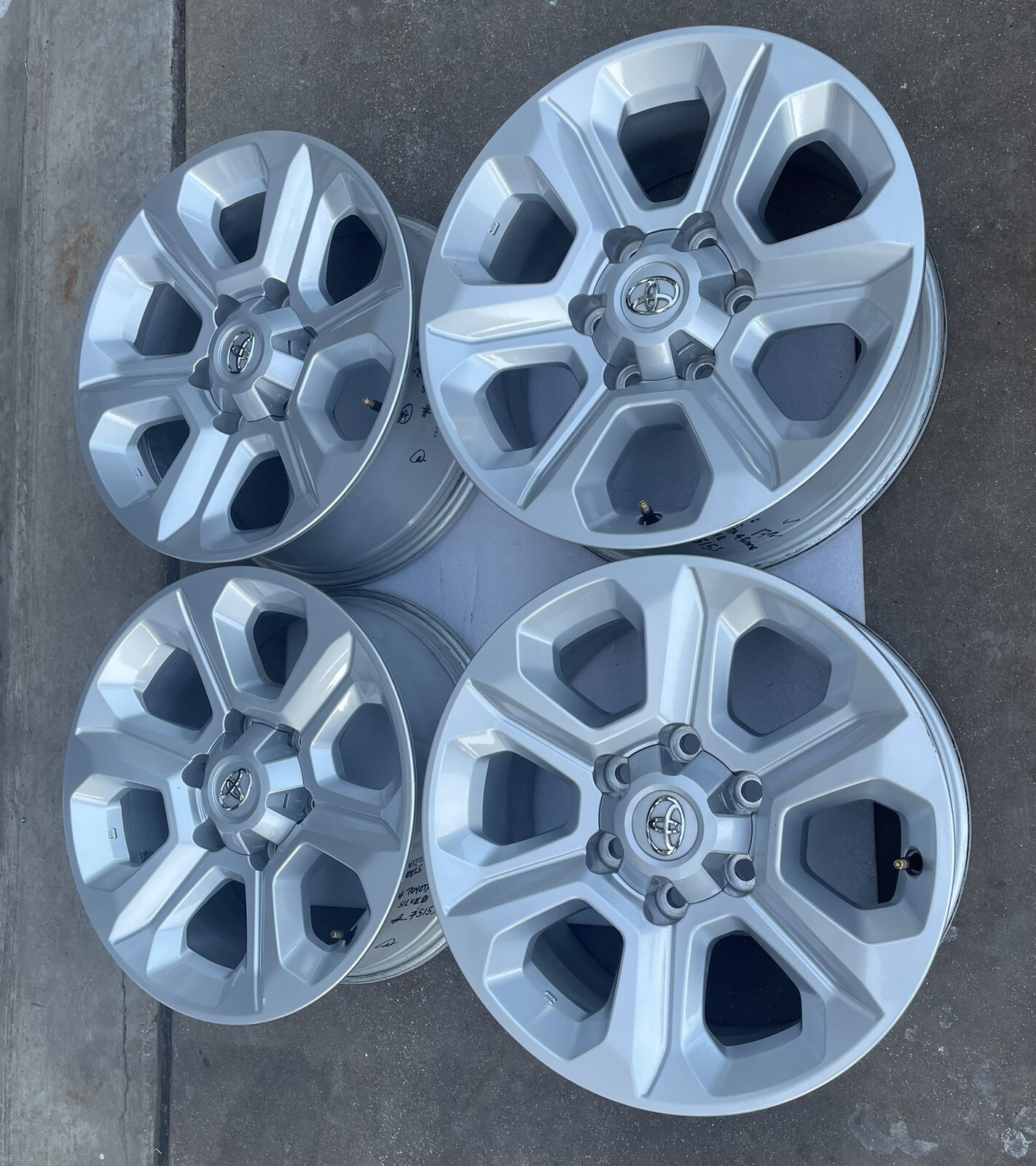 Set Of Four 17" Wheels Rims Toyota 4Runner PRO Silver 75153 | eBay