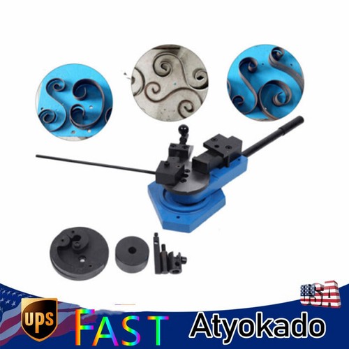 Bender Flat Round Square Angle Bar Bending Machine Tool Kit + Stopper ...