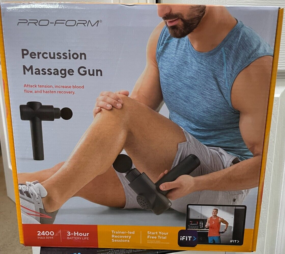 ProForm Percussion Therapy Massage Gun Ifit Free trial Sore muscles New ...