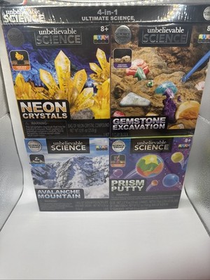 4-in-1 Prehistoric Science Unbelievable Science Four Pack Science Squad ...