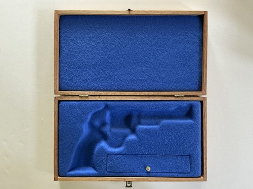 Original Smith Wesson Mahogany Wood Presentation Case Box 6 | eBay