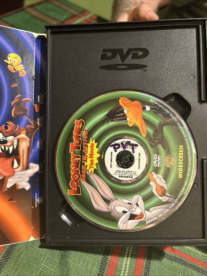 Looney Tunes - Back in Action (DVD, 2004, Widescreen) Brendan Fraser ...