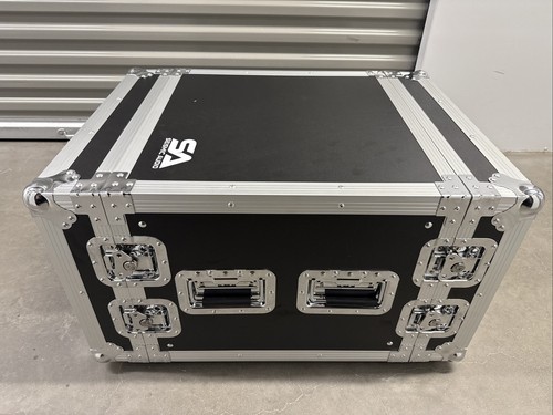 Seismic Audio Heavy Duty 8 Space ATA Rack case 8U PA DJ Amp case ...