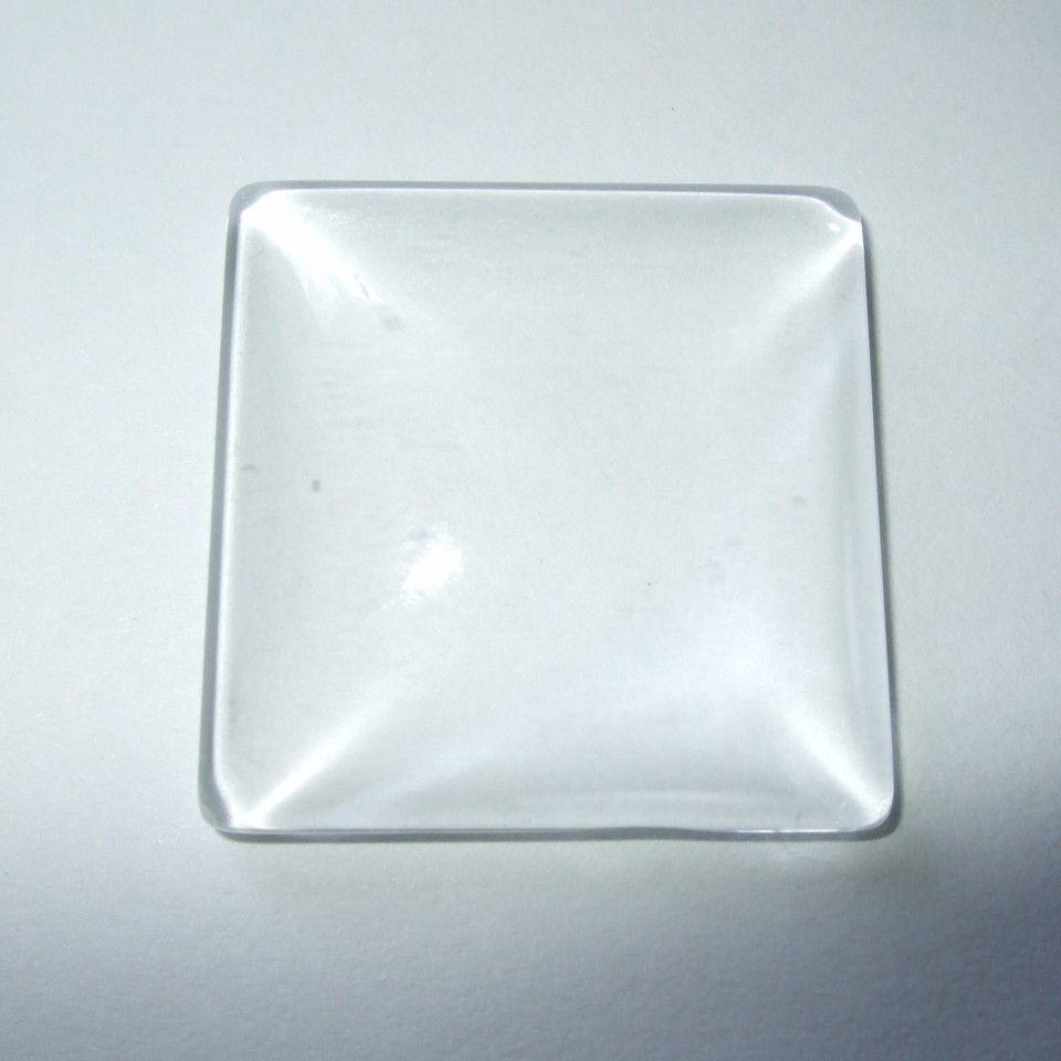 NEW QUALITY CABOCHON CLEAR DOMED GLASS ROUND SQUARE & OVAL ALL SIZES ...