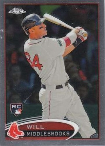 2012 Topps Chrome #197 Will Middlebrooks Red Sox NM-MT (RC - Rookie ...