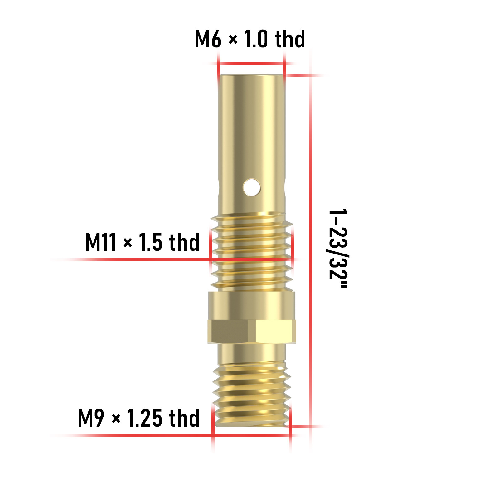 MIG Welding Gun Kit .035" Tip-Nozzle-Diffuser for Lincoln Magnum 100L ...