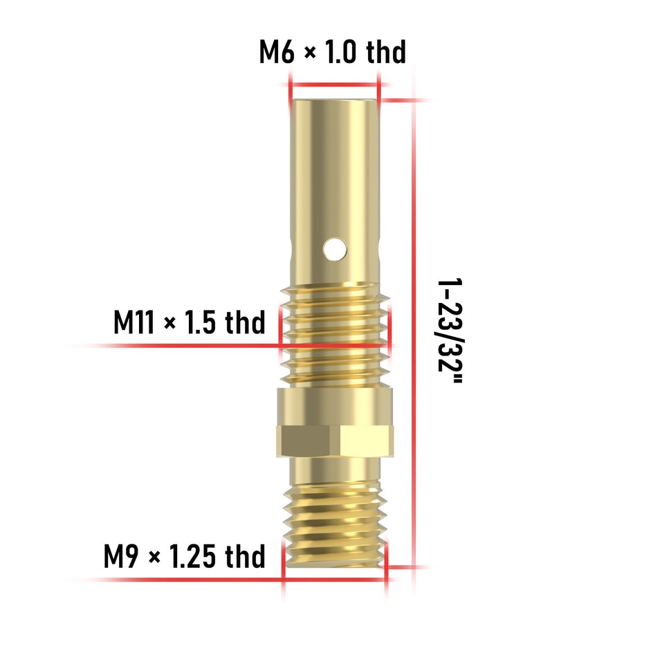 MIG Welding Gun Kit .035" Tip-Nozzle-Diffuser for Lincoln Magnum 100L ...