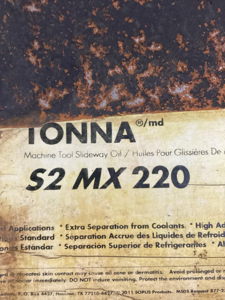 Shell Tonna 55 Gal. Machine Tool Slideway Oil; S2 MX 220 | eBay
