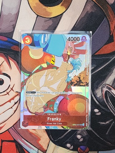 Franky OP01-021 Holo Promo Exclusive Gift Collection One Piece Card ...