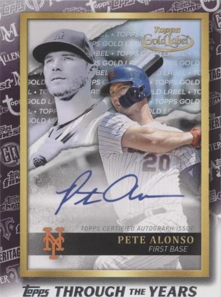 2021 Topps - Topps Through the Years #TTY-6 Pete Alonso for sale online ...