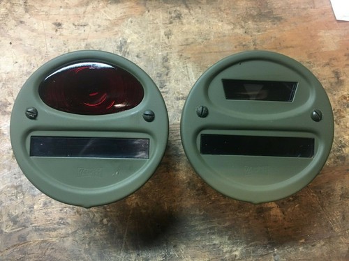 Yankee WWII 6V Tail Light Set Willys/Bantam Trailers For Jeep Dodge Etc ...