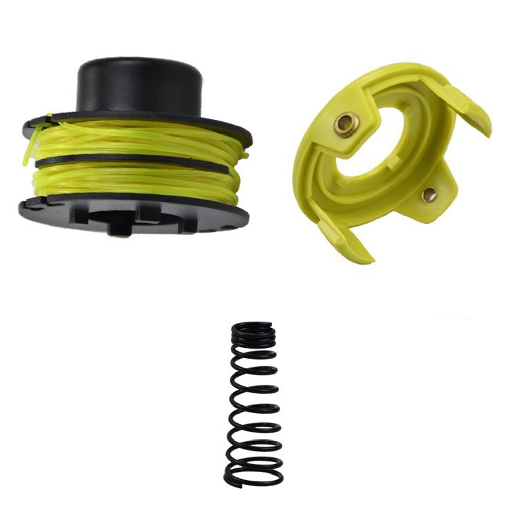 Trimmer Spool Line & Cover & Spring Set For Ryobi RAC118 1.2 Mm Spool ...