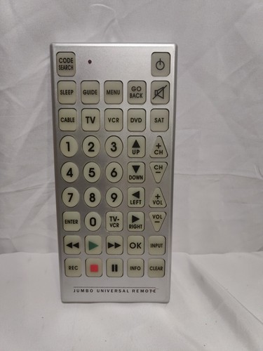 JUMBO Universal Remote Control Large Buttons | eBay