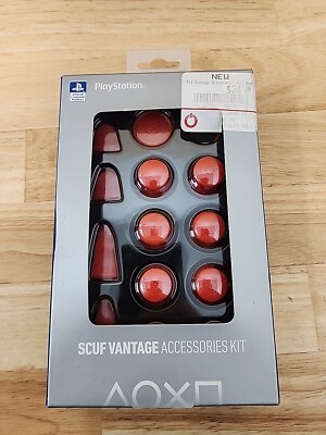 Playstation 4 Ps4 Scuf Vantage Accessories Kit. Brand New In Box. Red ...