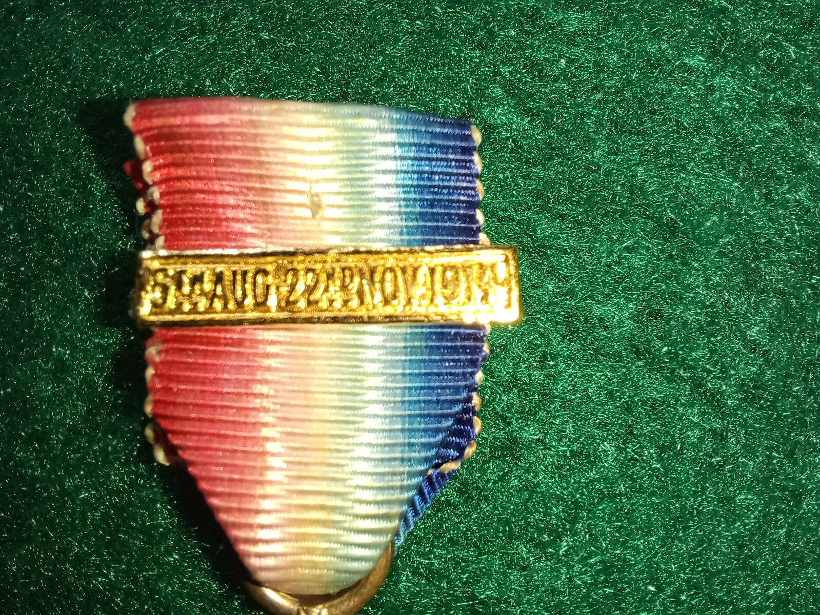 British / Commonwealth WW1 1914 "Mons" Star Miniature Medal, with clasp ...