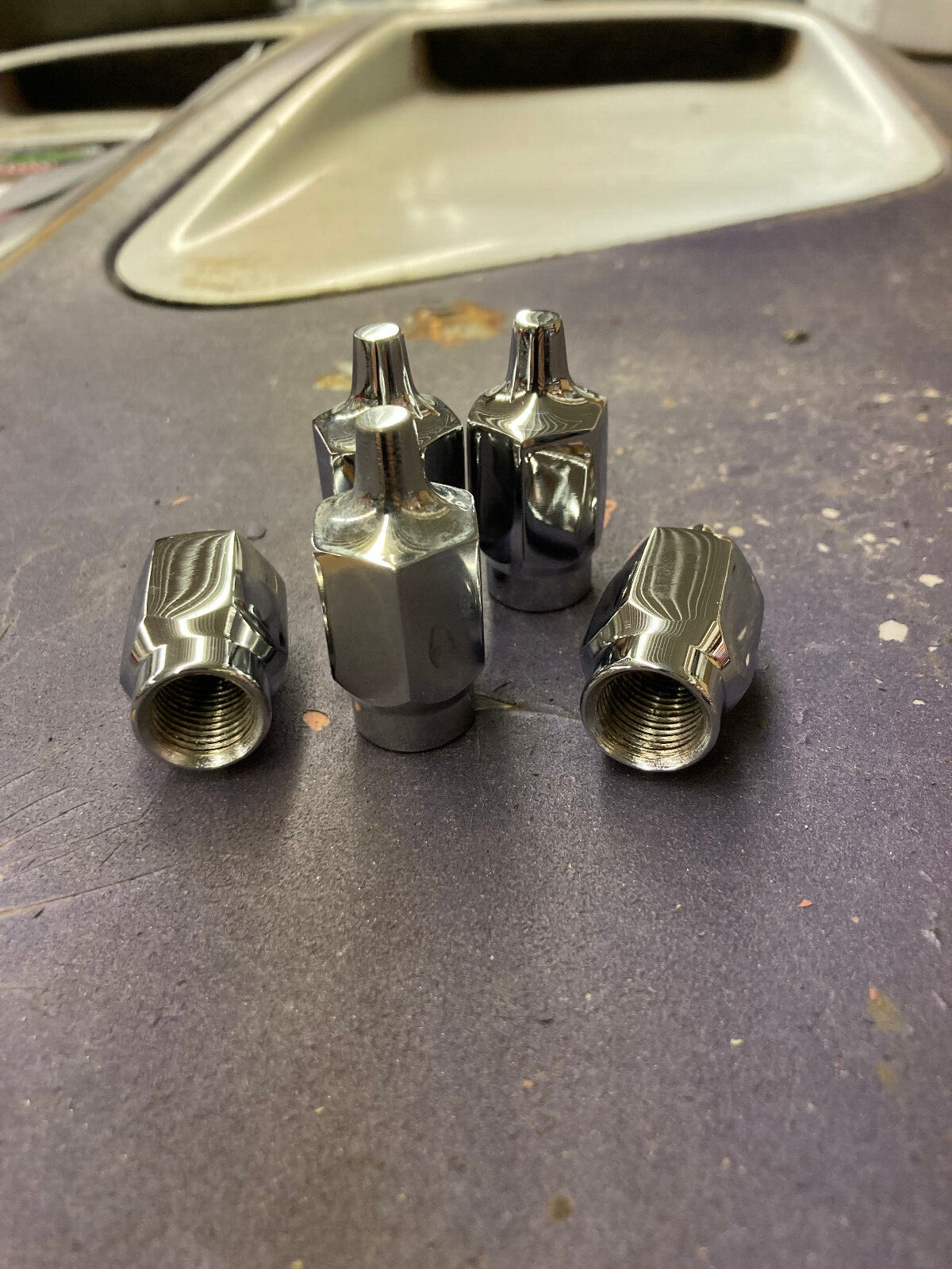 Motor Spyder Wheel lug nuts- Set of 20 in 1/2-20 RH or LH and 7/16-20 ...