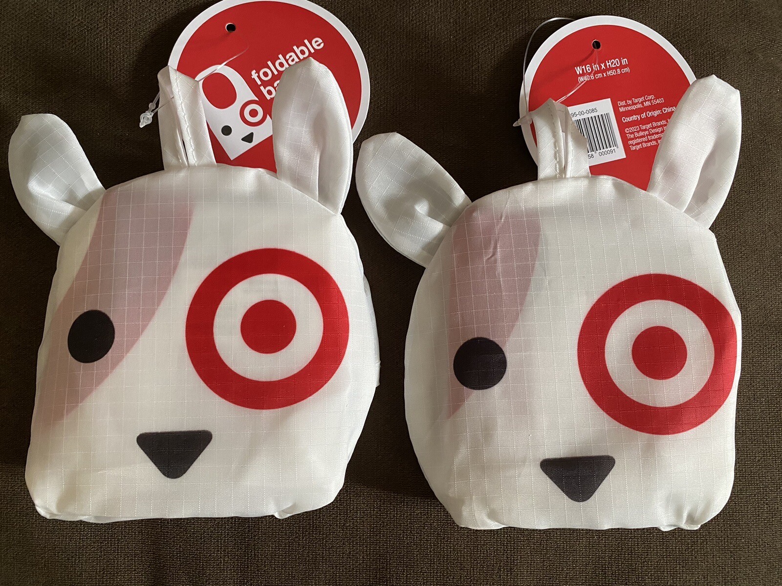 2 Target Bullseye Dog Reusable Bags New | eBay