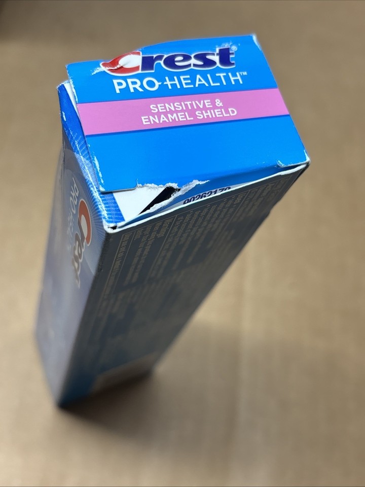 Crest Pro Health Sensitive Enamel Shield Toothpaste 4.3oz Exp 09/27 ...